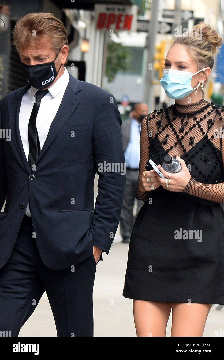 New York, NY, USA. 19th Aug, 2021. Sean Penn, Dylan Penn at arrivals ...