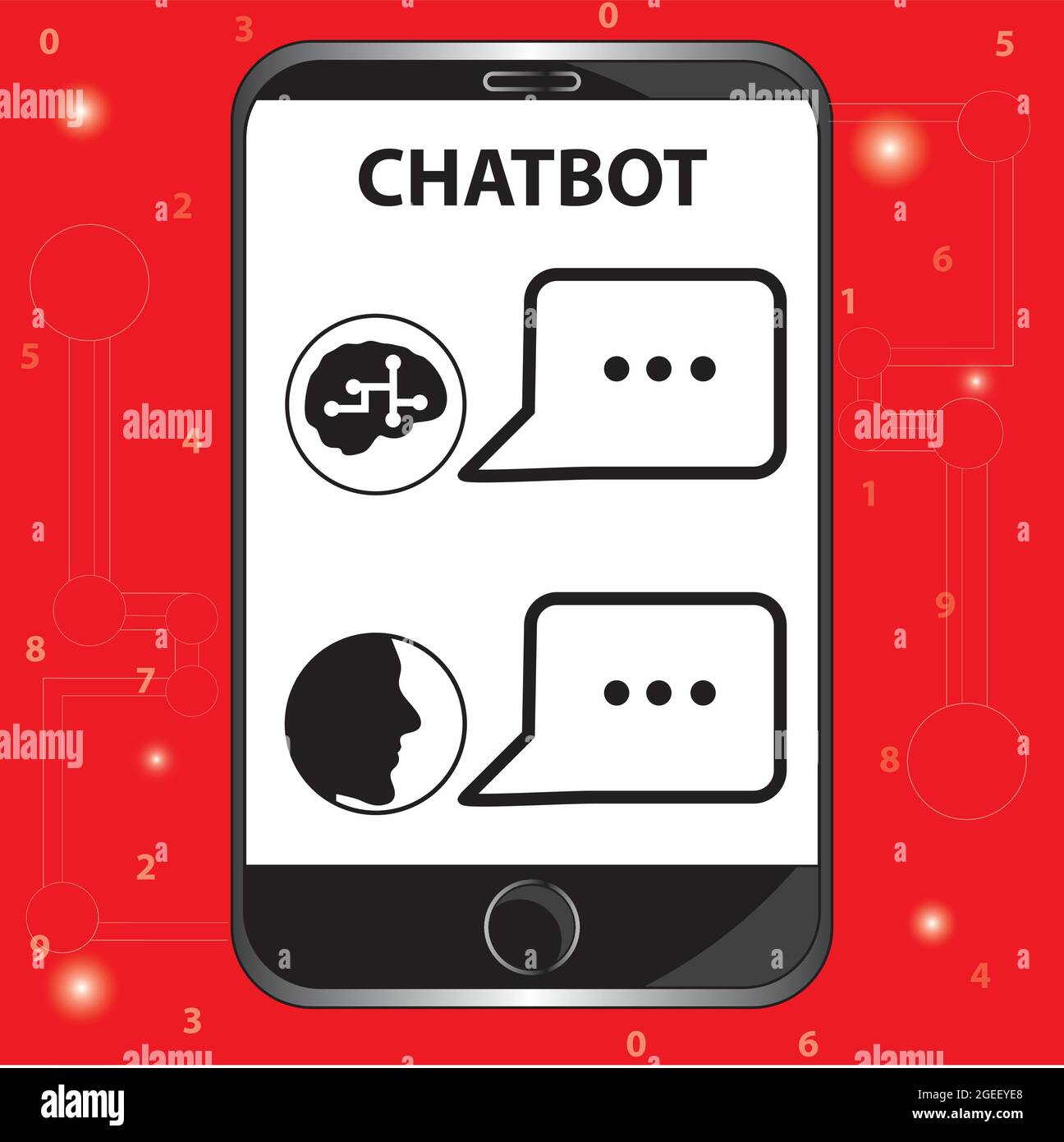 Chatbot window hi-res stock photography and images - Alamy