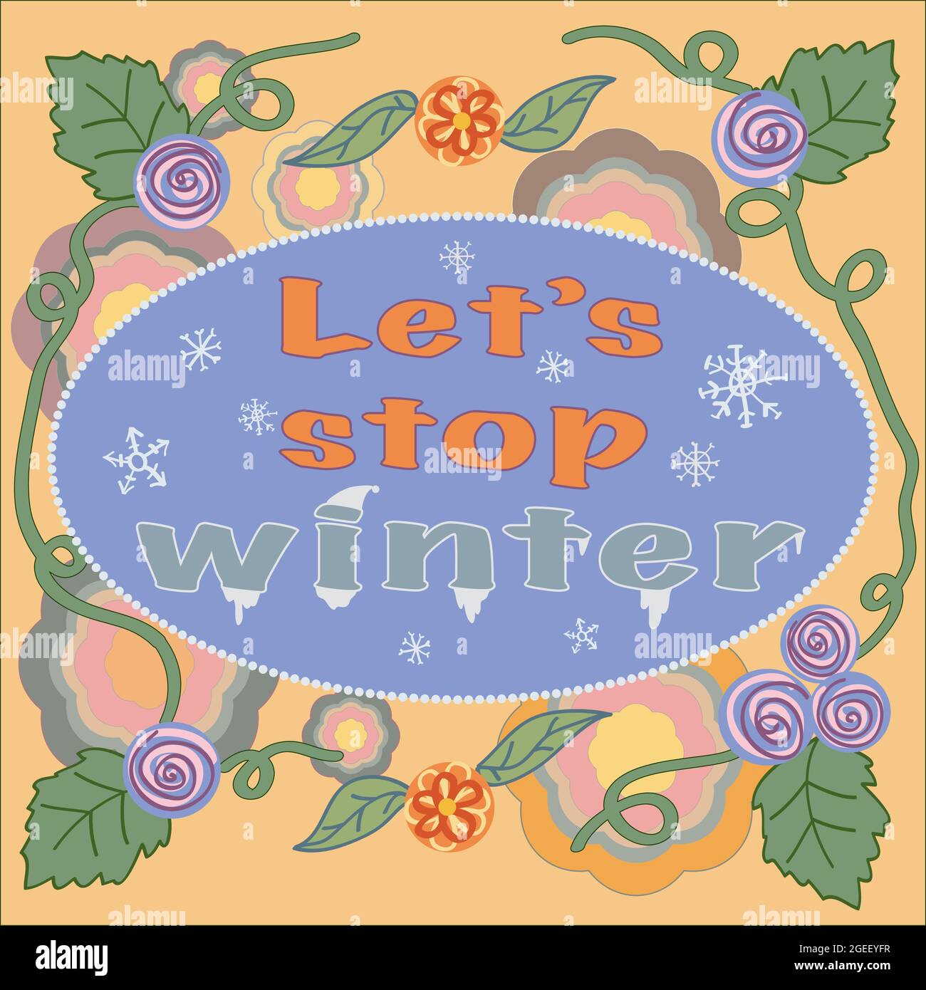 Let stop winter image hi-res stock photography and images - Alamy