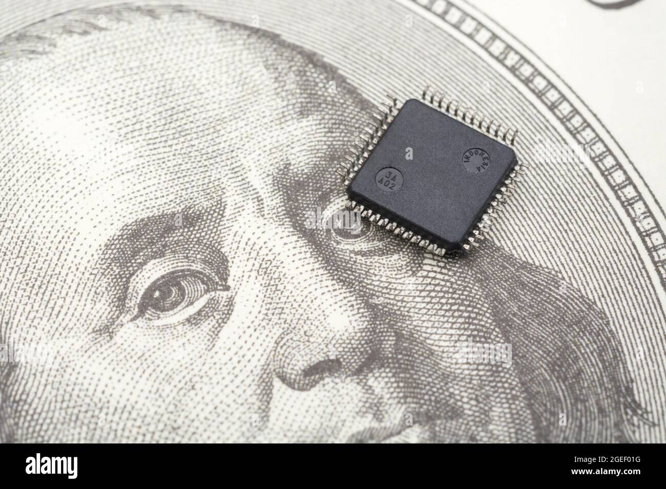 Small VSLI Solution IC / integrated circuit chip (audio codec decoder ...
