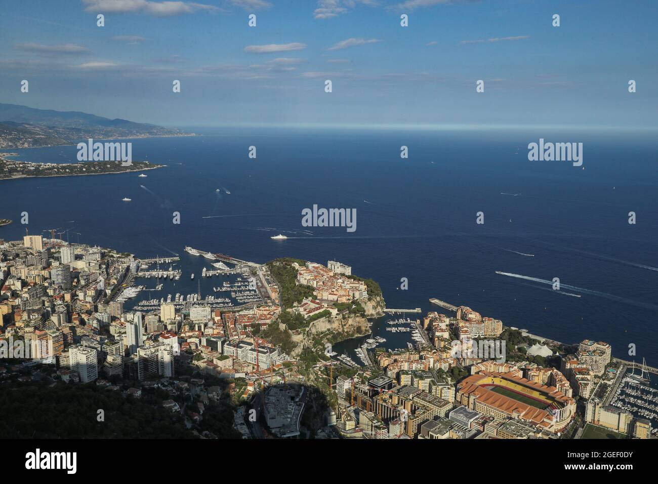 Monaco, Monaco, 17th August 2021. A general view of the stadium from ...