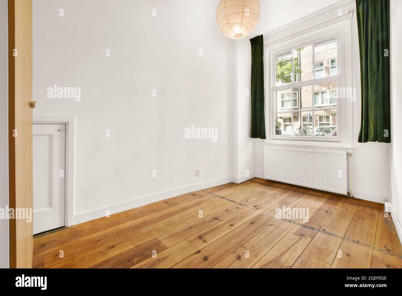 Beautiful modern interior design for an empty room in natural colors ...