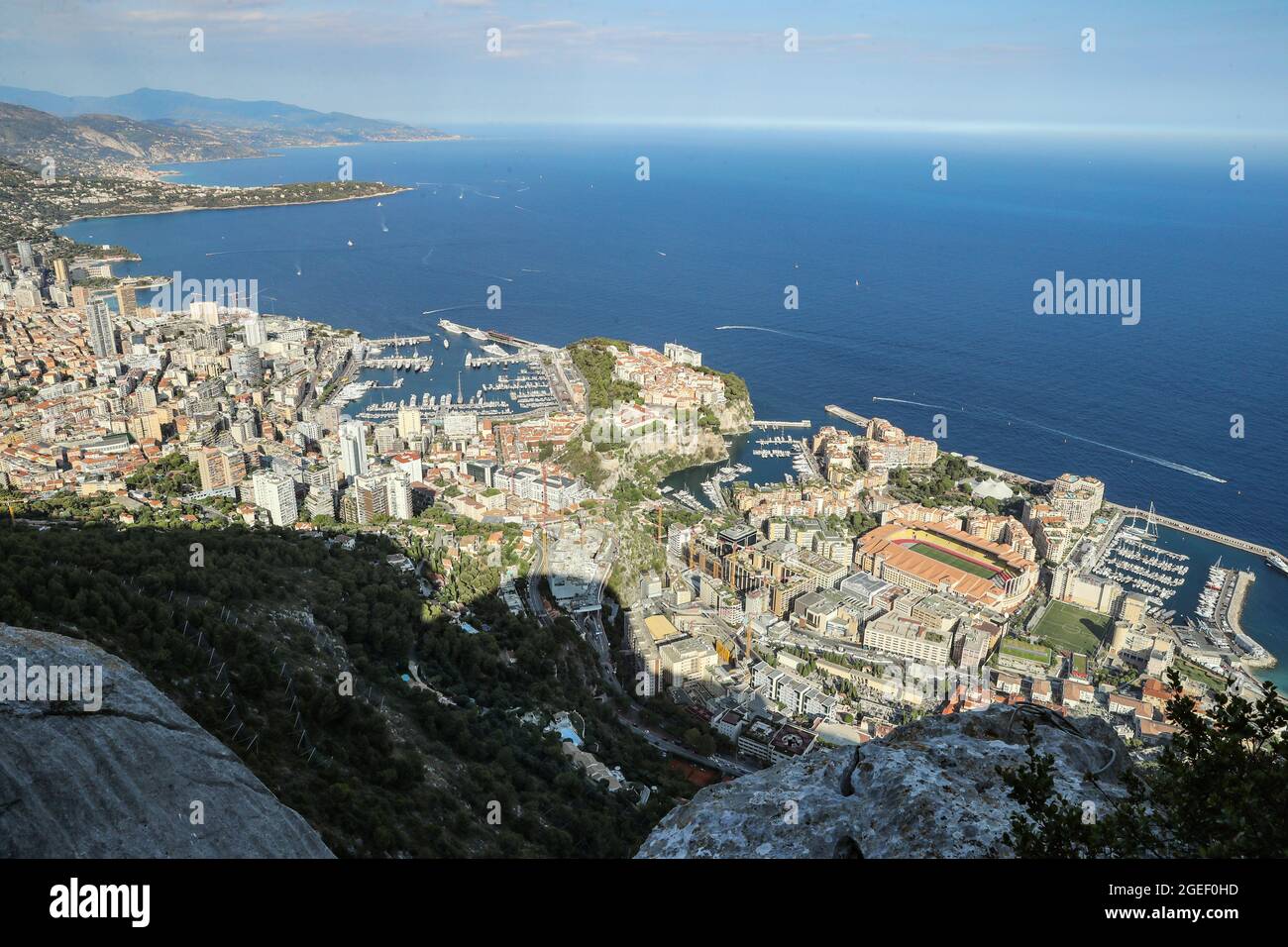 Monaco, Monaco, 17th August 2021. A general view of the stadium from ...