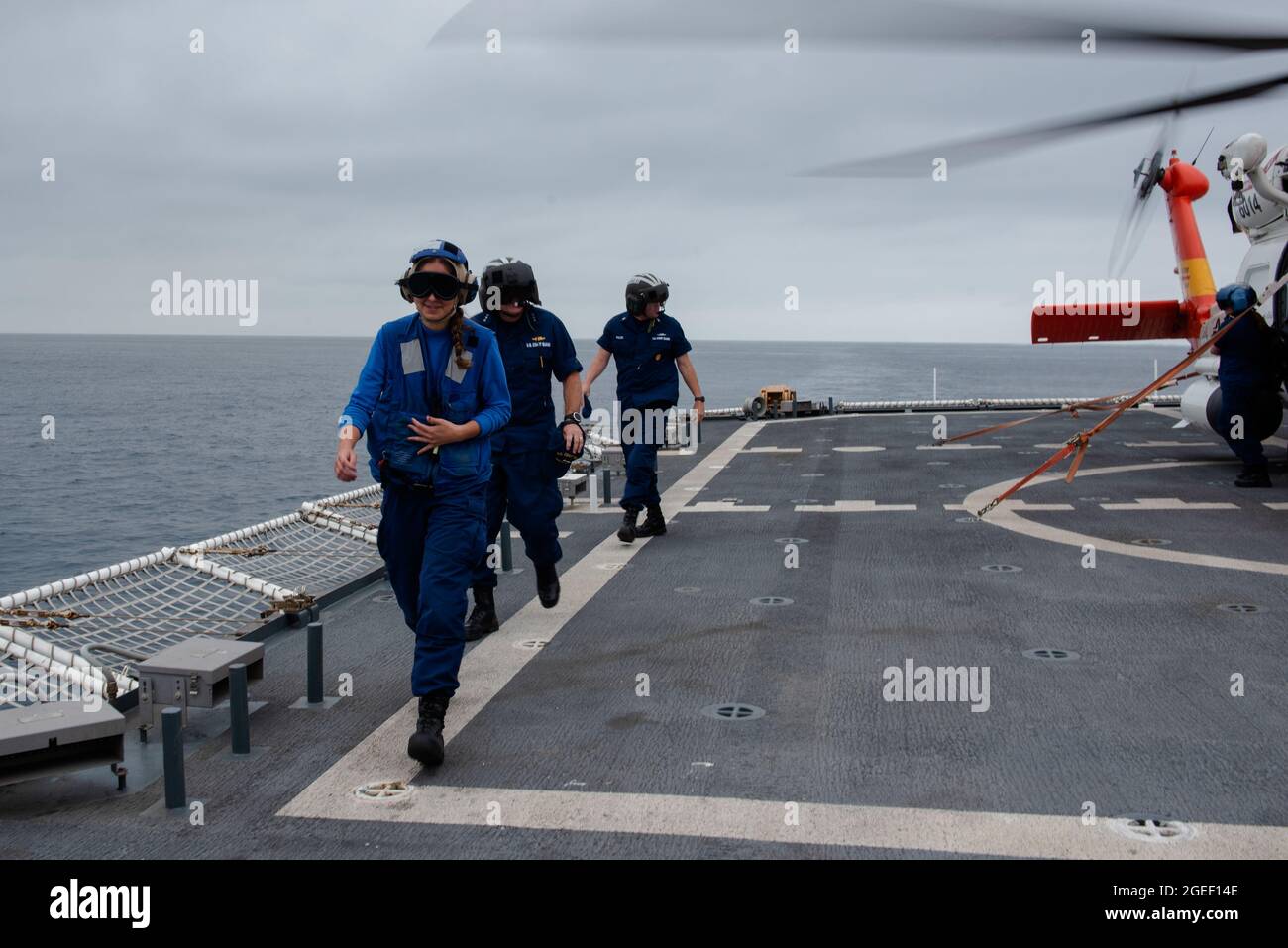 Coast Guard Petty Officer 3rd Class Maya Hedlesky, an operations ...