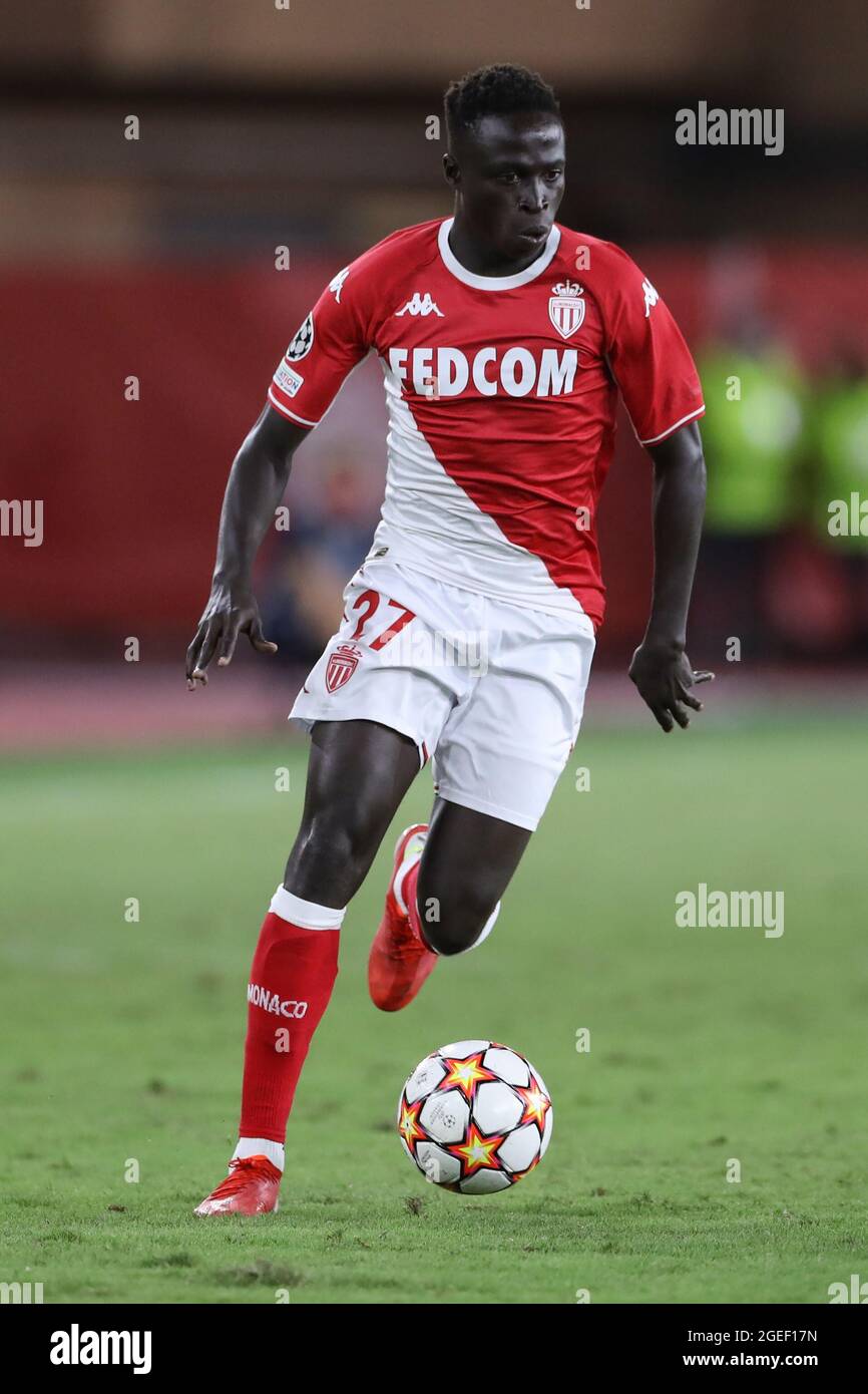 Monaco, Monaco, 17th August 2021. Krepin Diatta of AS Monaco during the ...