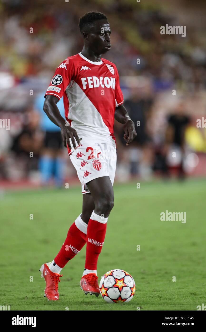 Monaco, Monaco, 17th August 2021. Krepin Diatta of AS Monaco during the ...