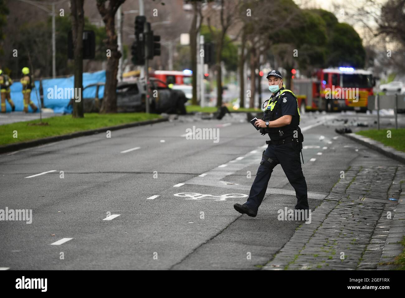 Car explosion melbourne hi-res stock photography and images - Alamy