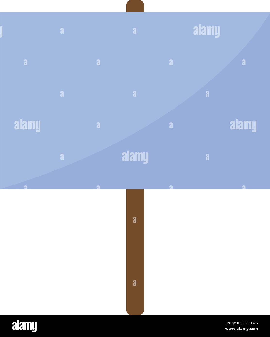blank placard icon on white background Stock Vector Image & Art - Alamy