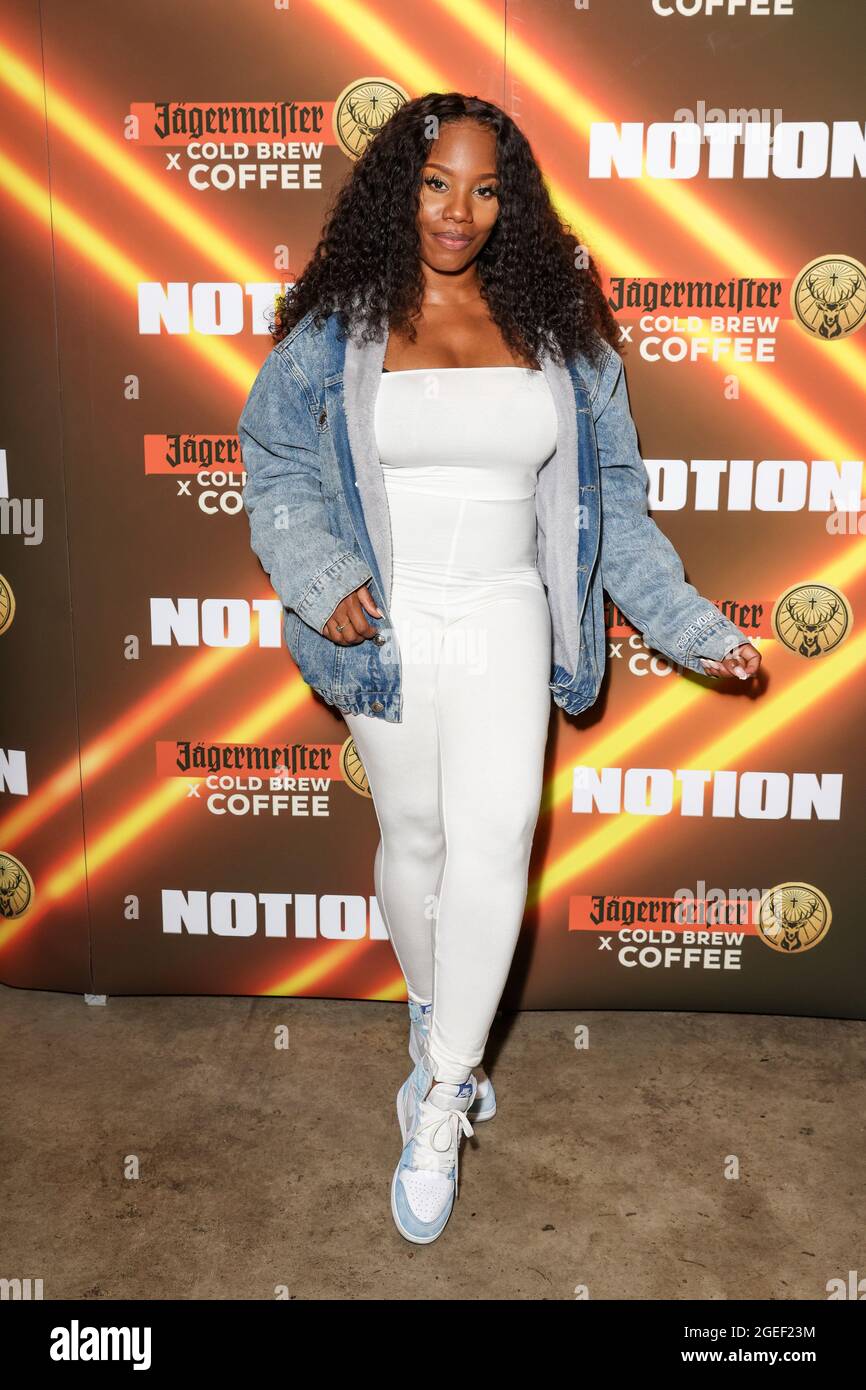 Nadia Jae attends the Notion x Jägermeister Party at Kachette in London ...