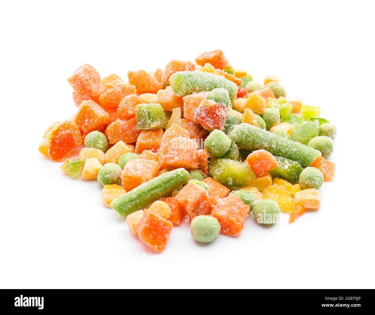 Different frozen vegetables on Cut Out Stock Images & Pictures - Alamy