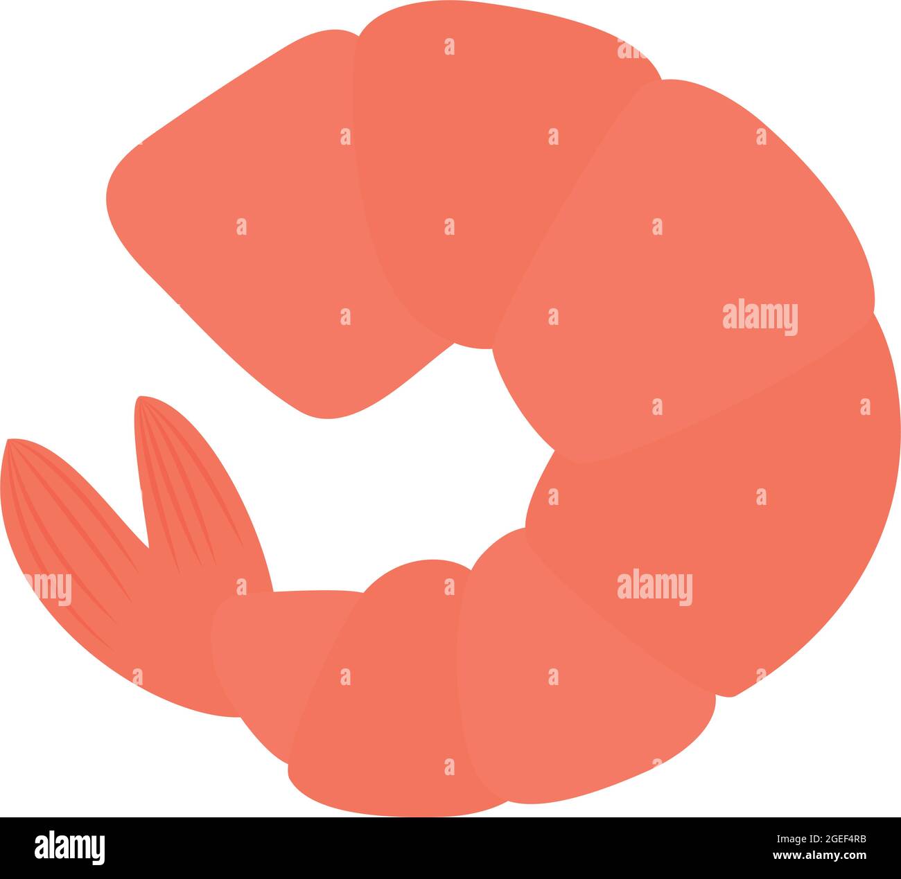 shrimp icon on white background Stock Vector Image & Art - Alamy