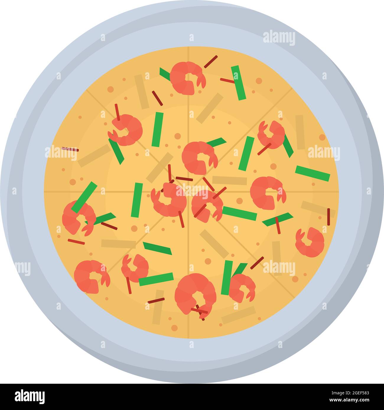 korean pajeon dish on white background Stock Vector Image & Art - Alamy