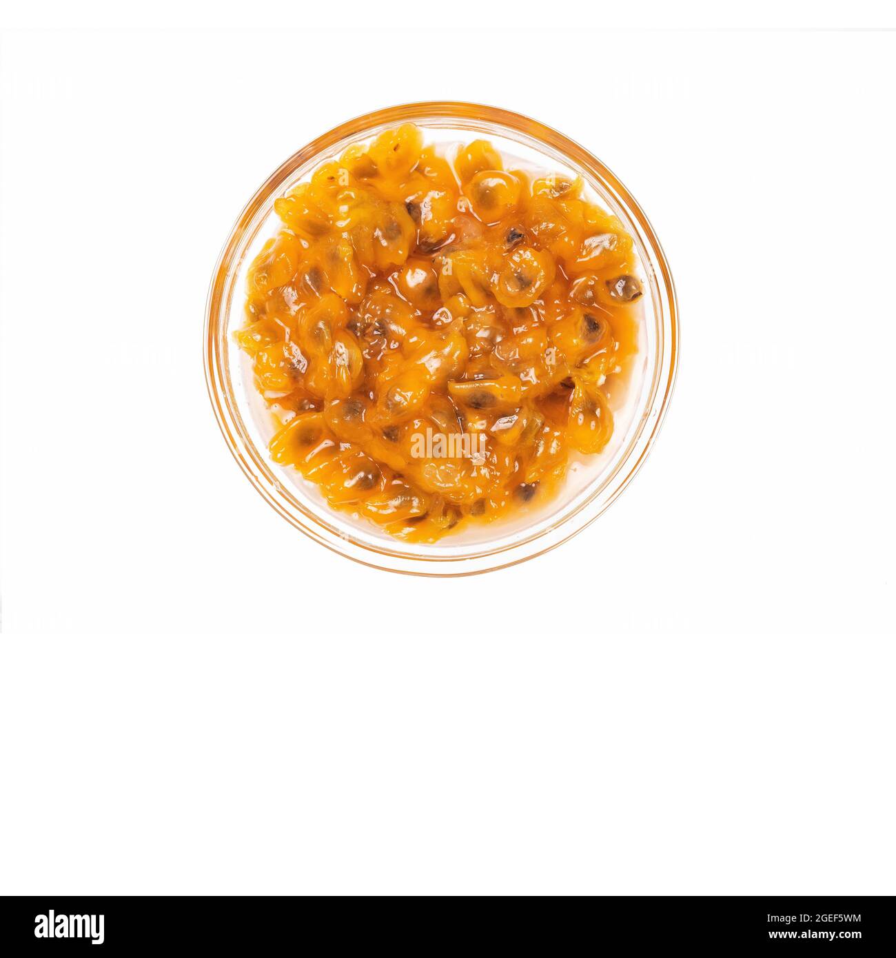 Curuba fruit pulp - Passiflora tripartita. Healthy food Stock Photo - Alamy