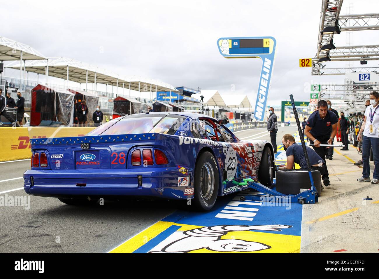 Le Mans, France. 19th Aug, 2021. 28 Ruede Alain (swi), Ford Mustang ...