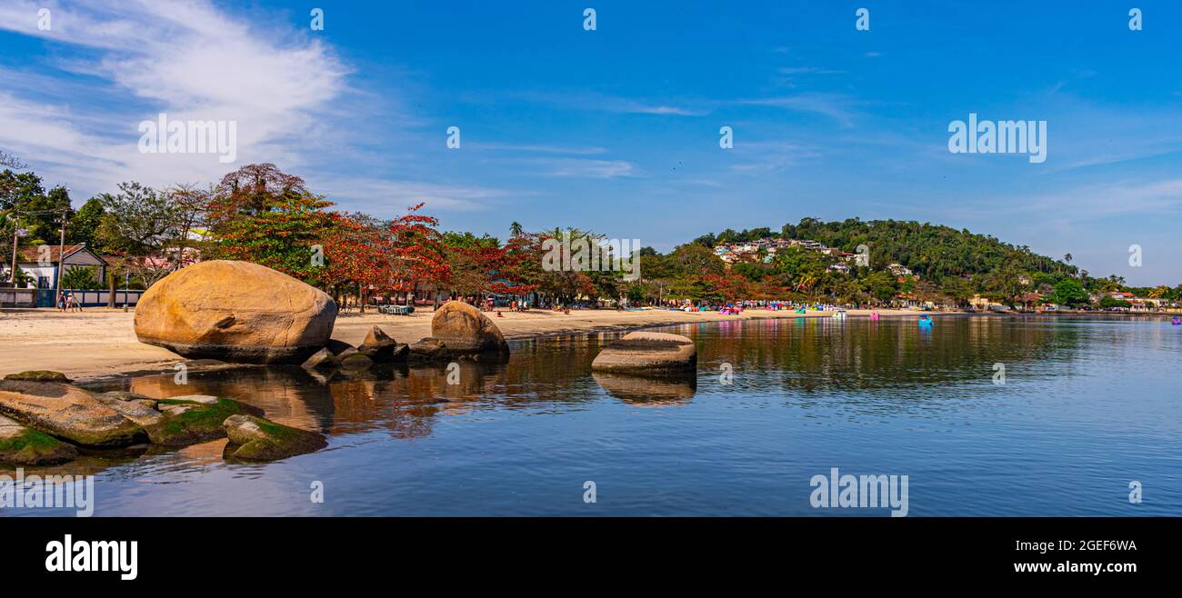 Paqueta Island, Rio de Janeiro, Brazil - CIRCA 2021: Typical urban ...