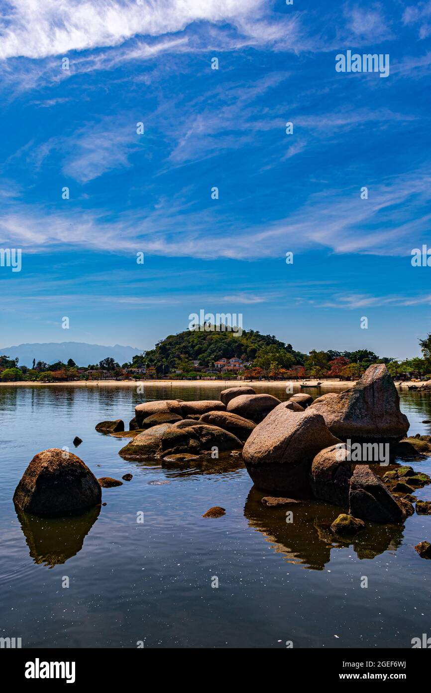 Paqueta Island, Rio de Janeiro, Brazil - CIRCA 2021: Typical urban ...