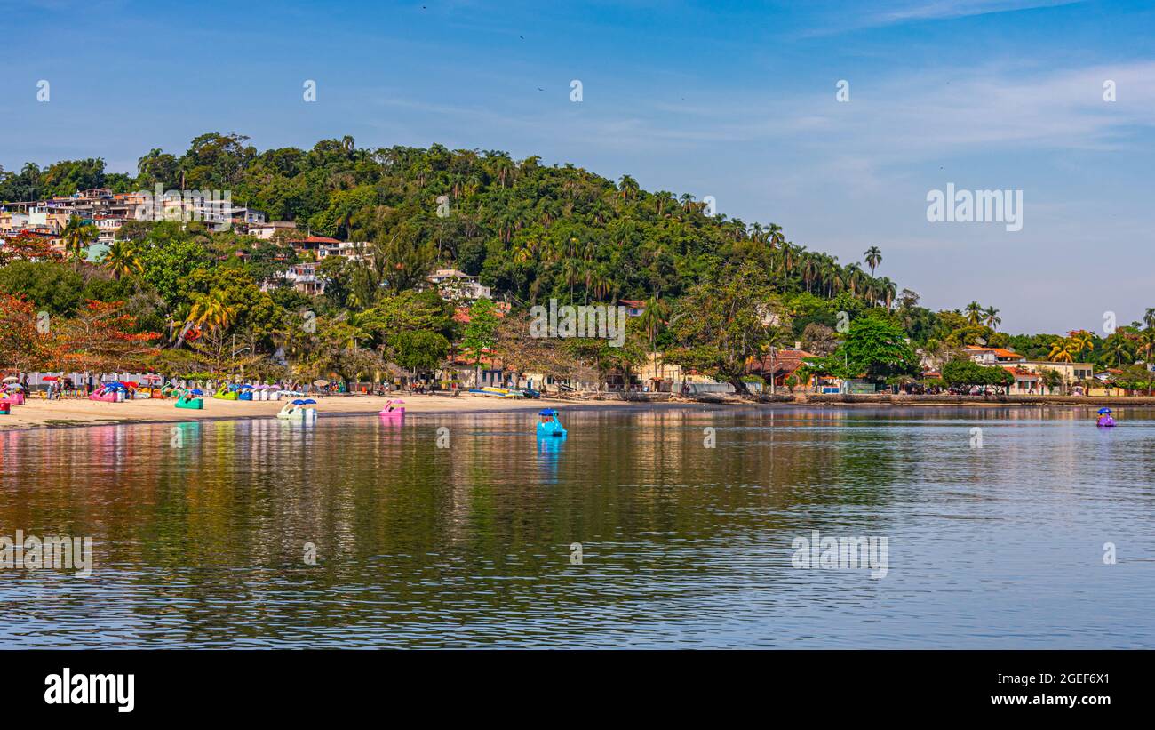 Paqueta Island, Rio de Janeiro, Brazil - CIRCA 2021: Typical urban ...