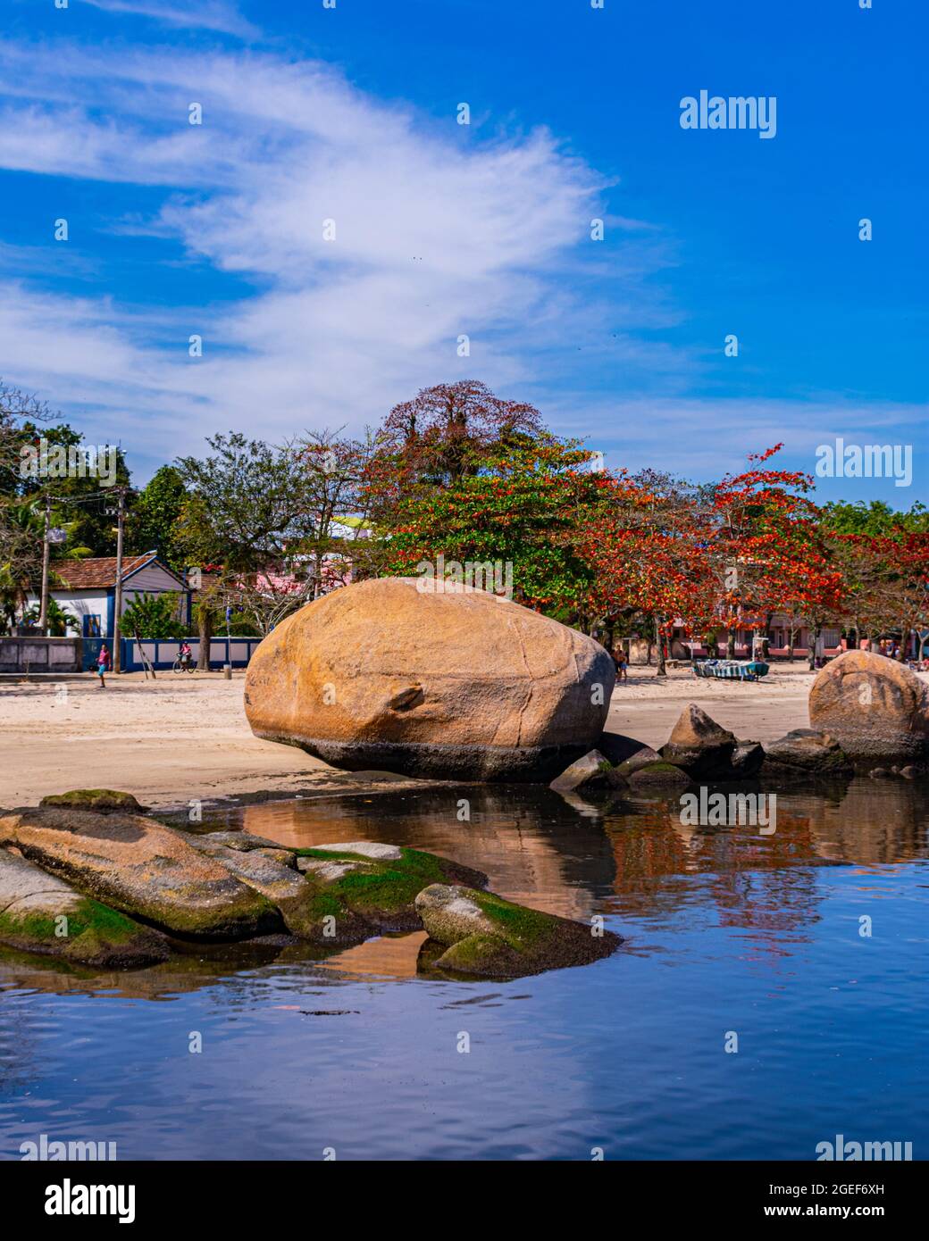 Paqueta Island, Rio de Janeiro, Brazil - CIRCA 2021: Typical urban ...