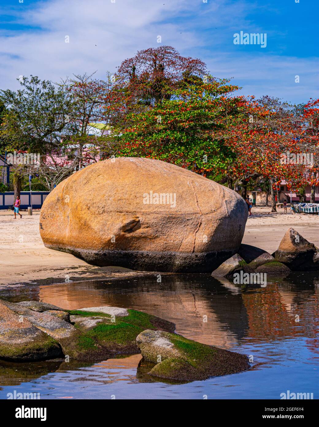 Paqueta Island, Rio de Janeiro, Brazil - CIRCA 2021: Typical urban ...