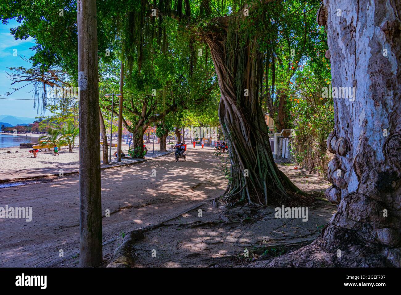 Paqueta Island, Rio de Janeiro, Brazil - CIRCA 2021: Typical urban ...