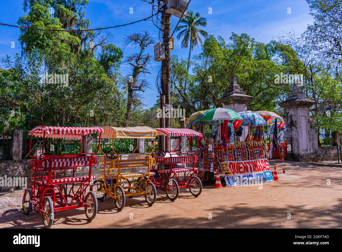 Paqueta Island, Rio de Janeiro, Brazil - CIRCA 2021: Typical urban ...
