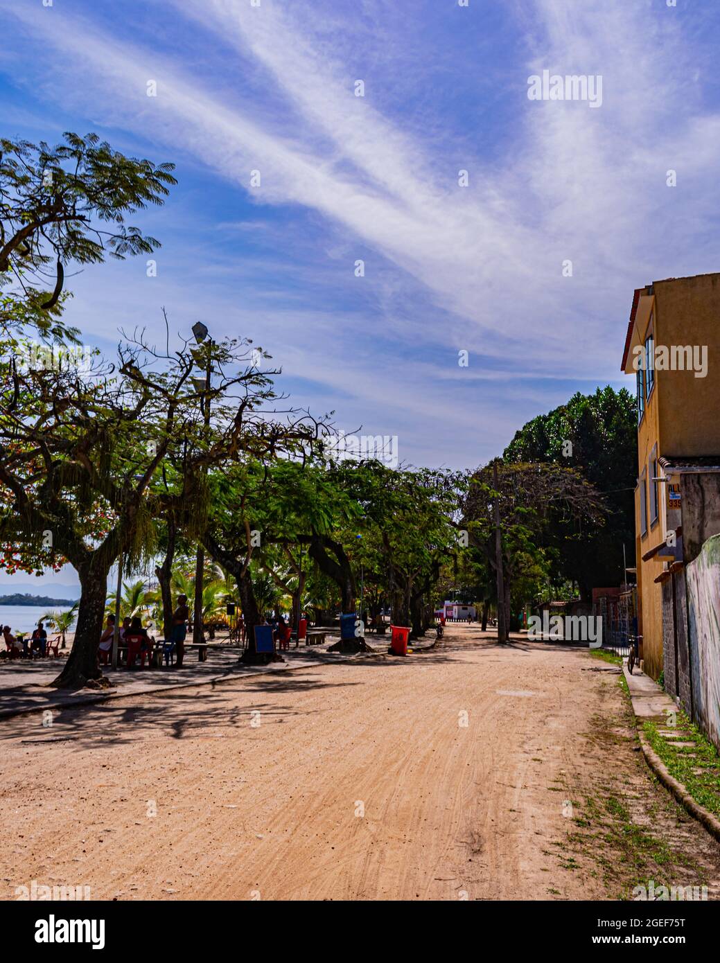 Paqueta Island, Rio de Janeiro, Brazil - CIRCA 2021: Typical urban ...