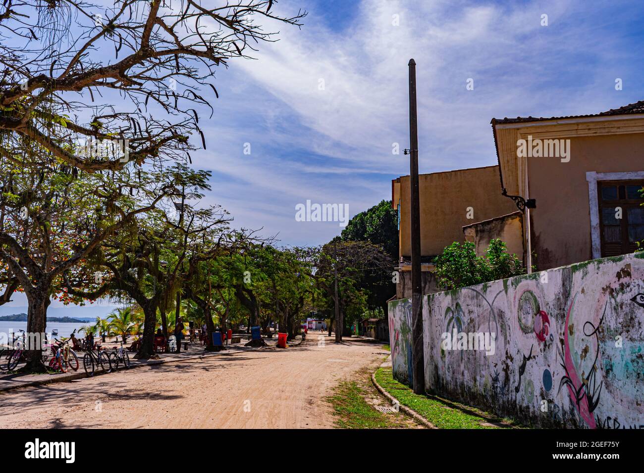 Paqueta Island, Rio de Janeiro, Brazil - CIRCA 2021: Typical urban ...