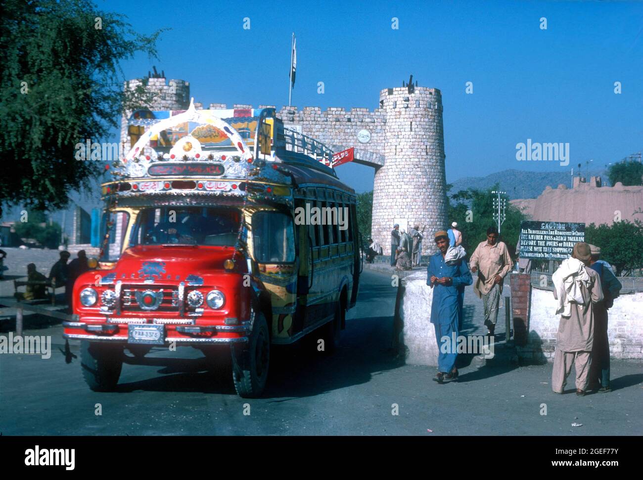 The Bab-e-Khyber is the gateway to the Khyber Pass, border post ...