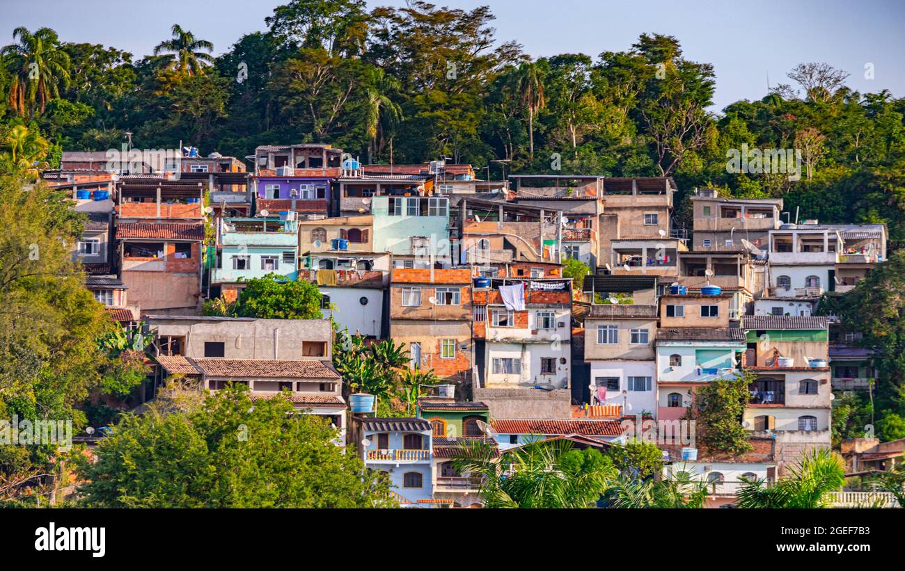 Paqueta Island, Rio de Janeiro, Brazil - CIRCA 2021: Typical urban ...