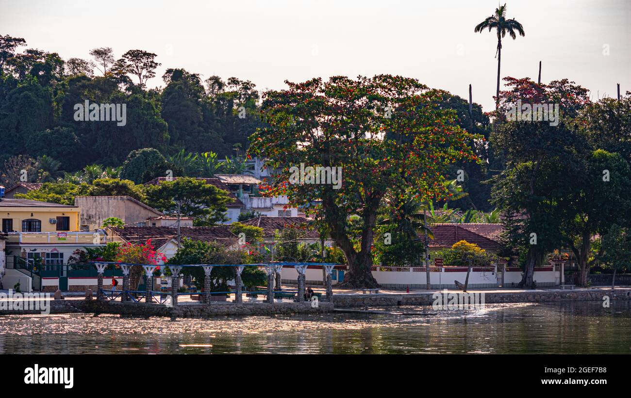 Paqueta Island, Rio de Janeiro, Brazil - CIRCA 2021: Typical urban ...