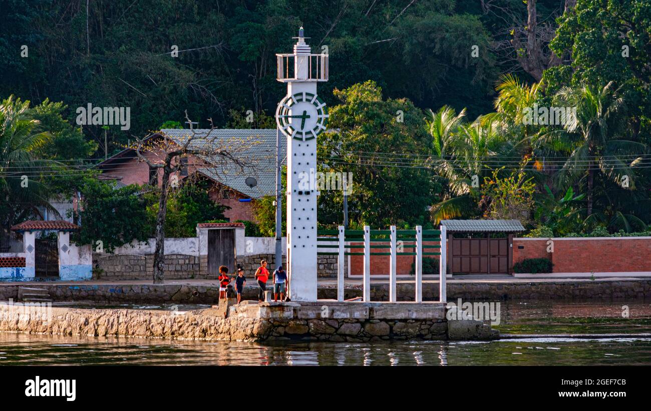 Paqueta Island, Rio de Janeiro, Brazil - CIRCA 2021: Typical urban ...