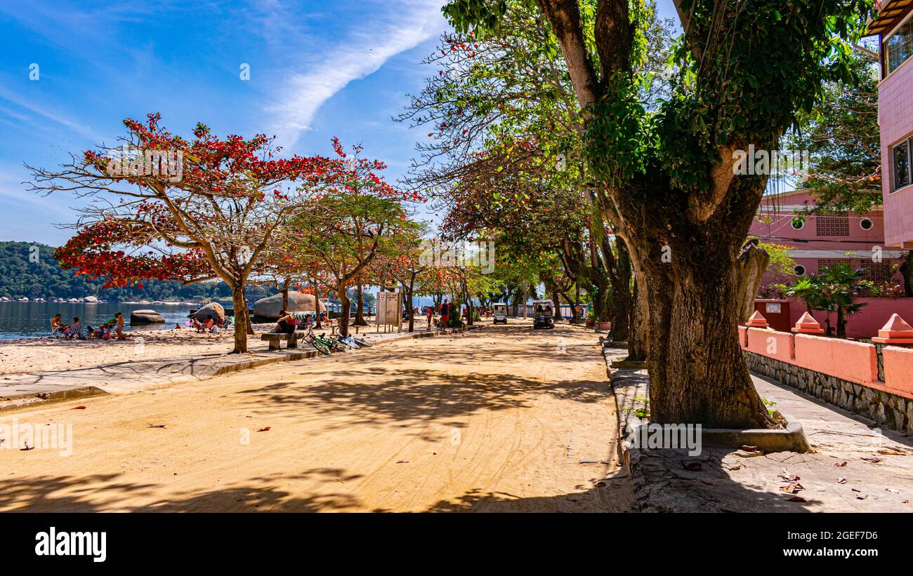 Paqueta Island, Rio de Janeiro, Brazil - CIRCA 2021: Typical urban ...