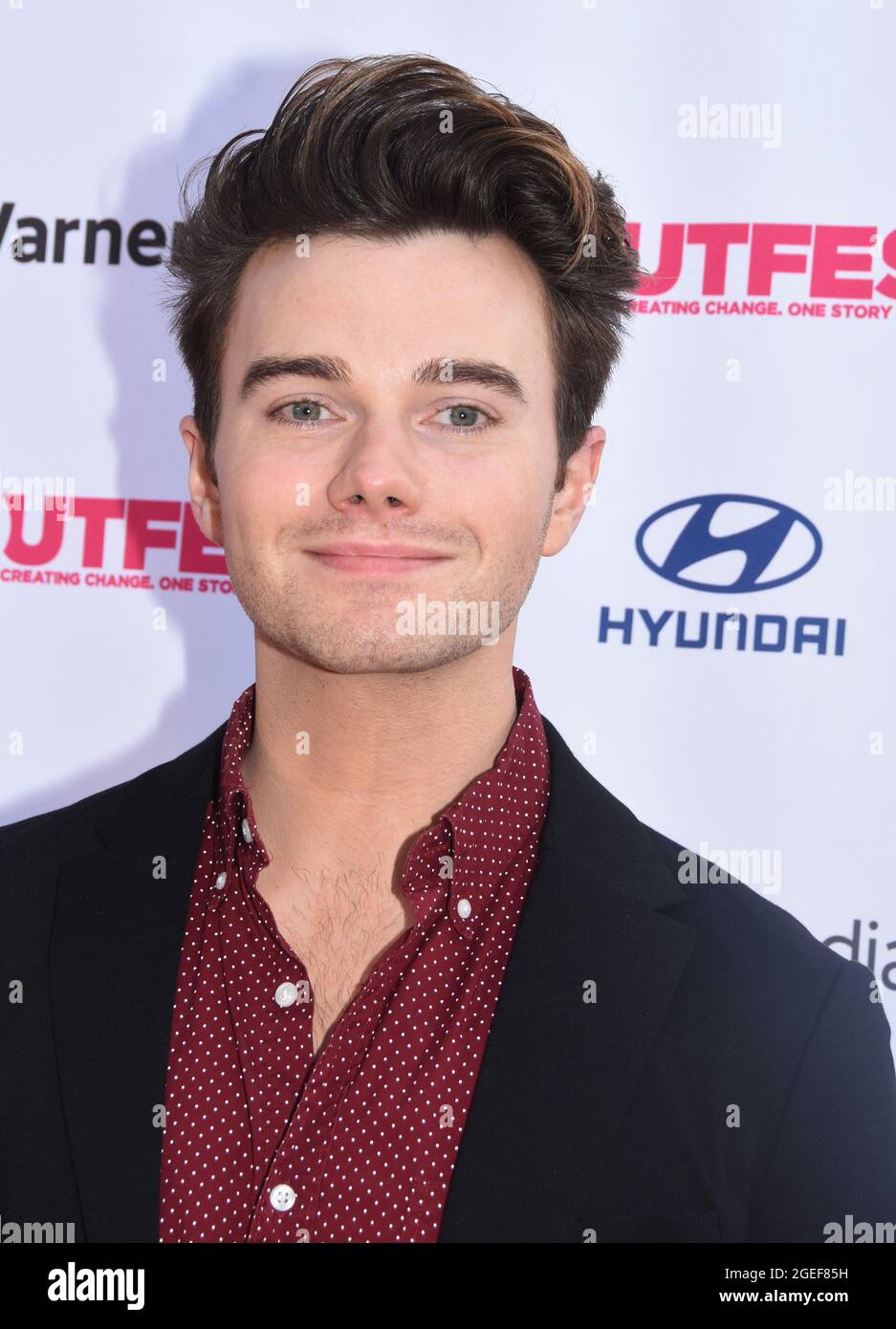 Glee Actor Chris Colfer Celebrities High Resolution Stock Photography ...