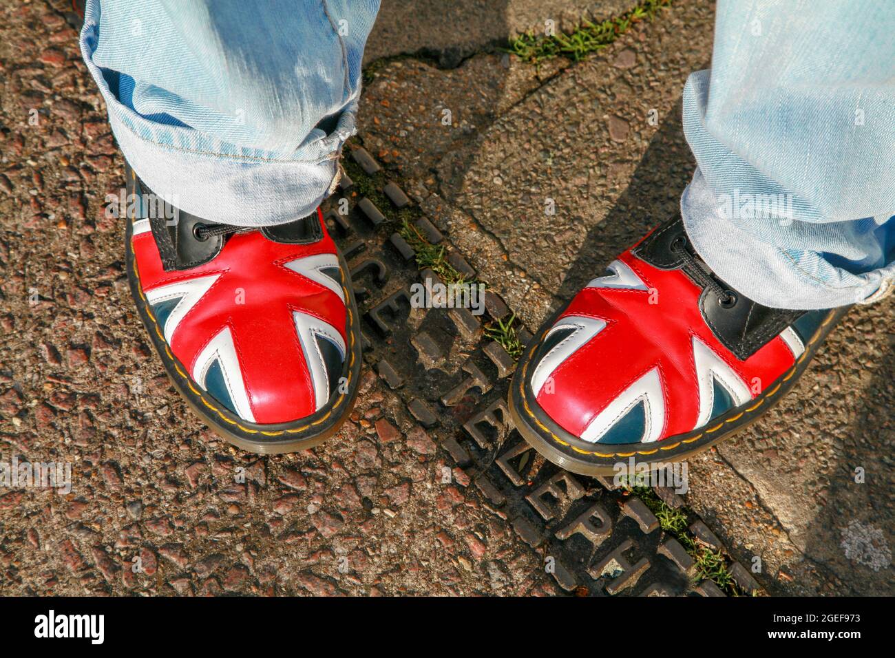 Union jack shoes hi-res stock photography and images - Alamy