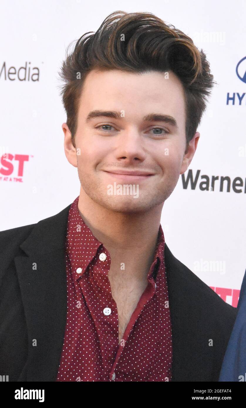 Los Angeles, California, USA 19th August 2021 Actor/author Chris Colfer ...