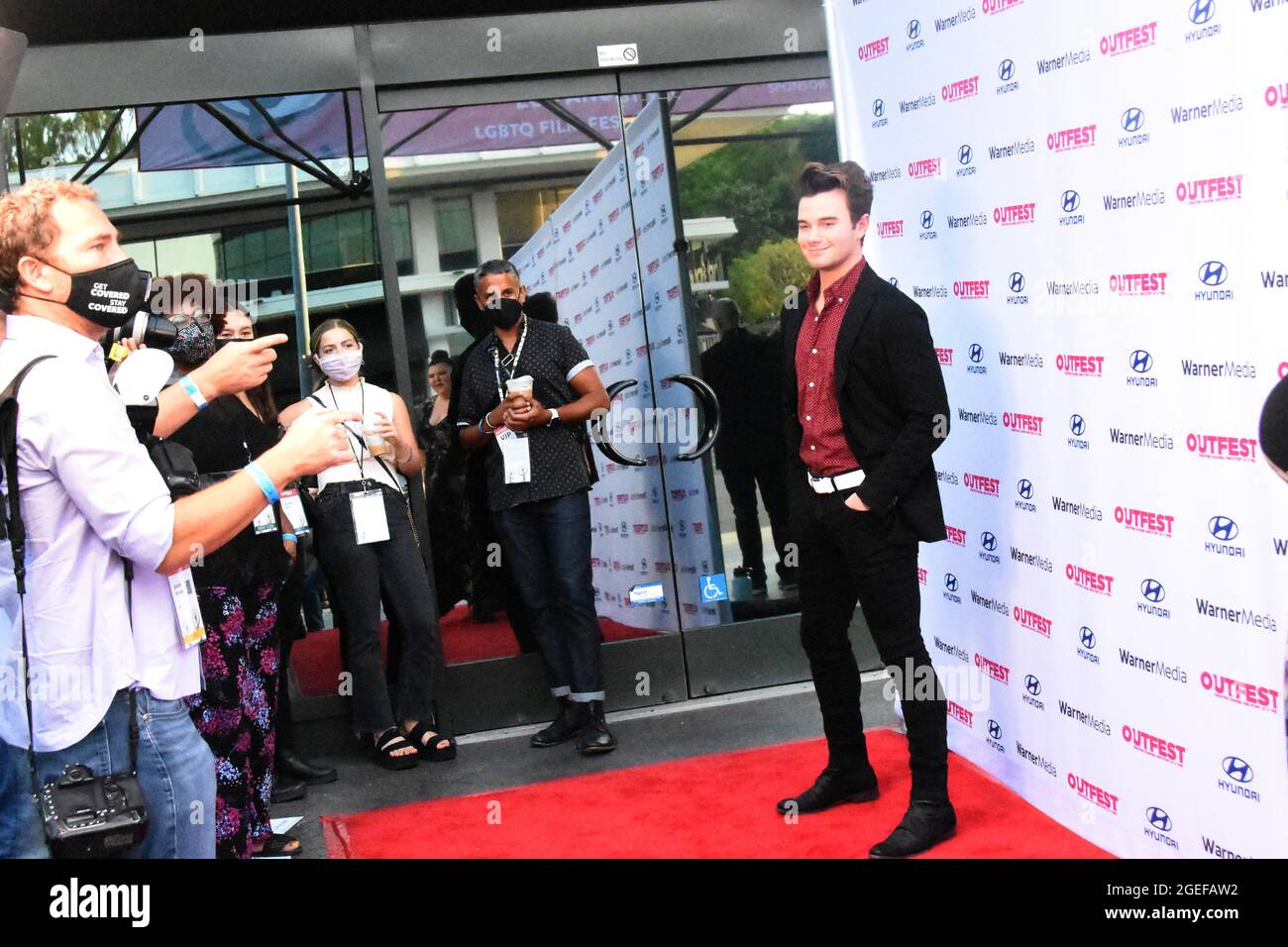 Glee actor chris colfer celebrities hi-res stock photography and images ...