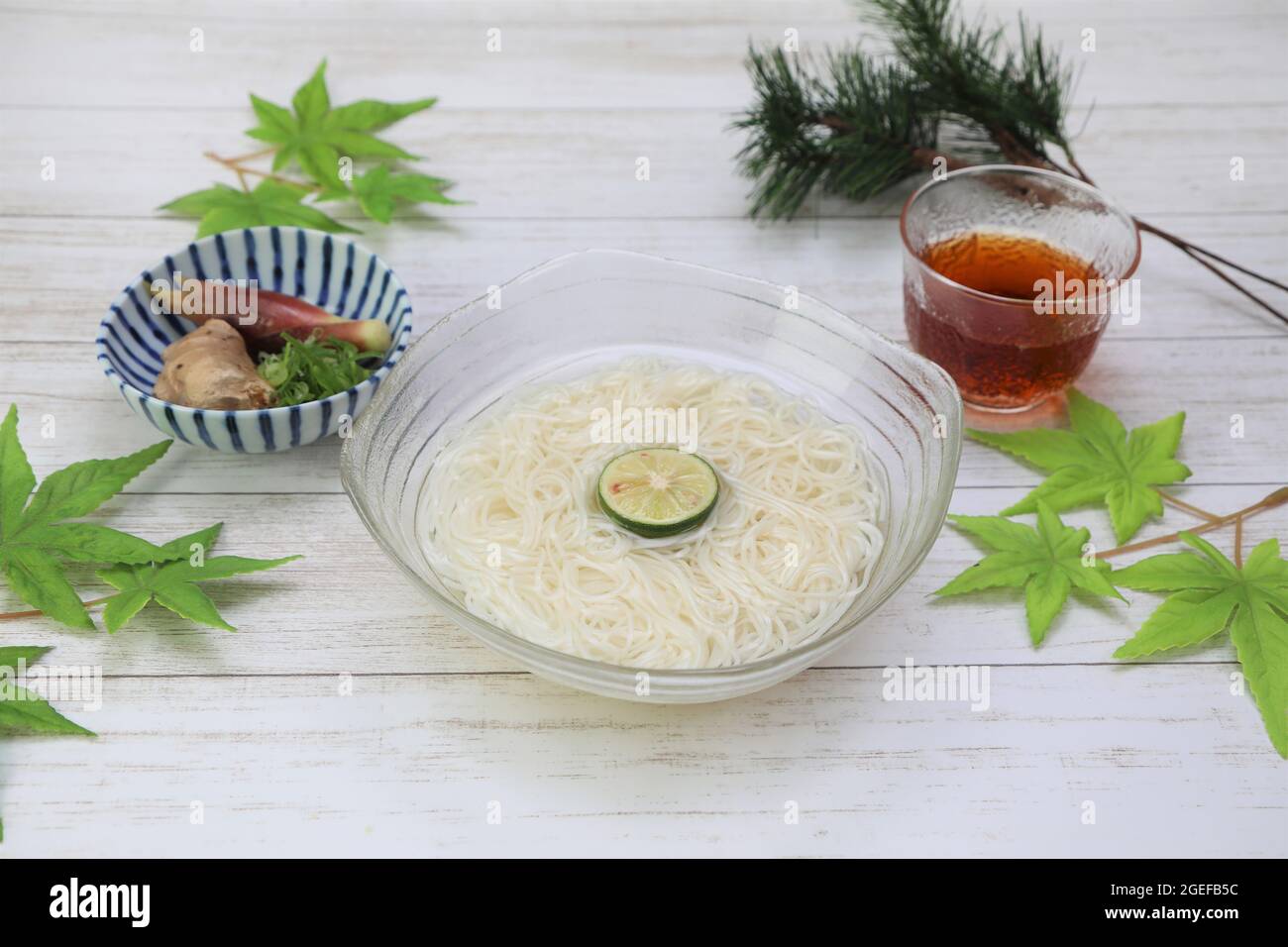 Japanese somen cold noodles food meal hi-res stock photography and ...