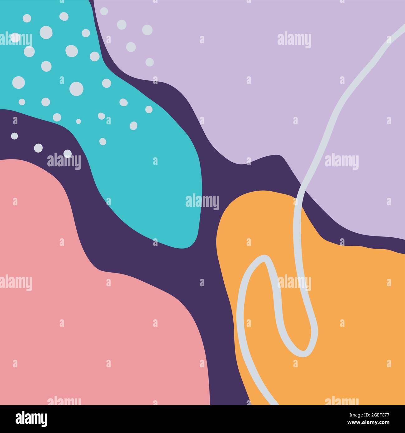 abstract art flat design minimalism concept Stock Vector Image & Art ...