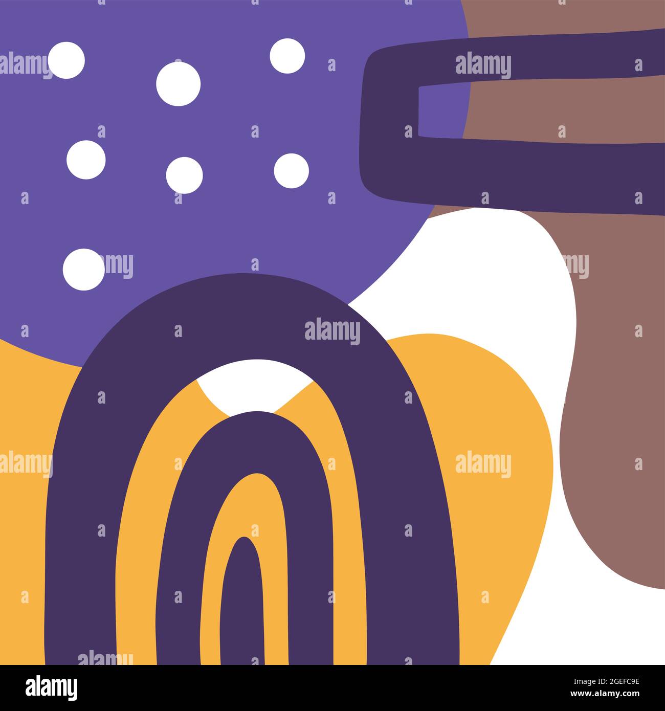 hand painted brush strokes curve graphic design Stock Vector Image ...