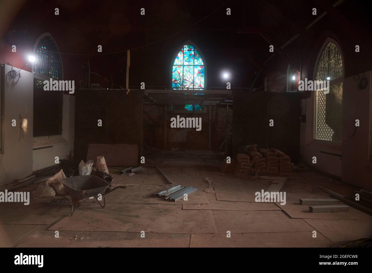 The White Rabbit Restaurant in Dempsey, Singapore undergoing interior ...