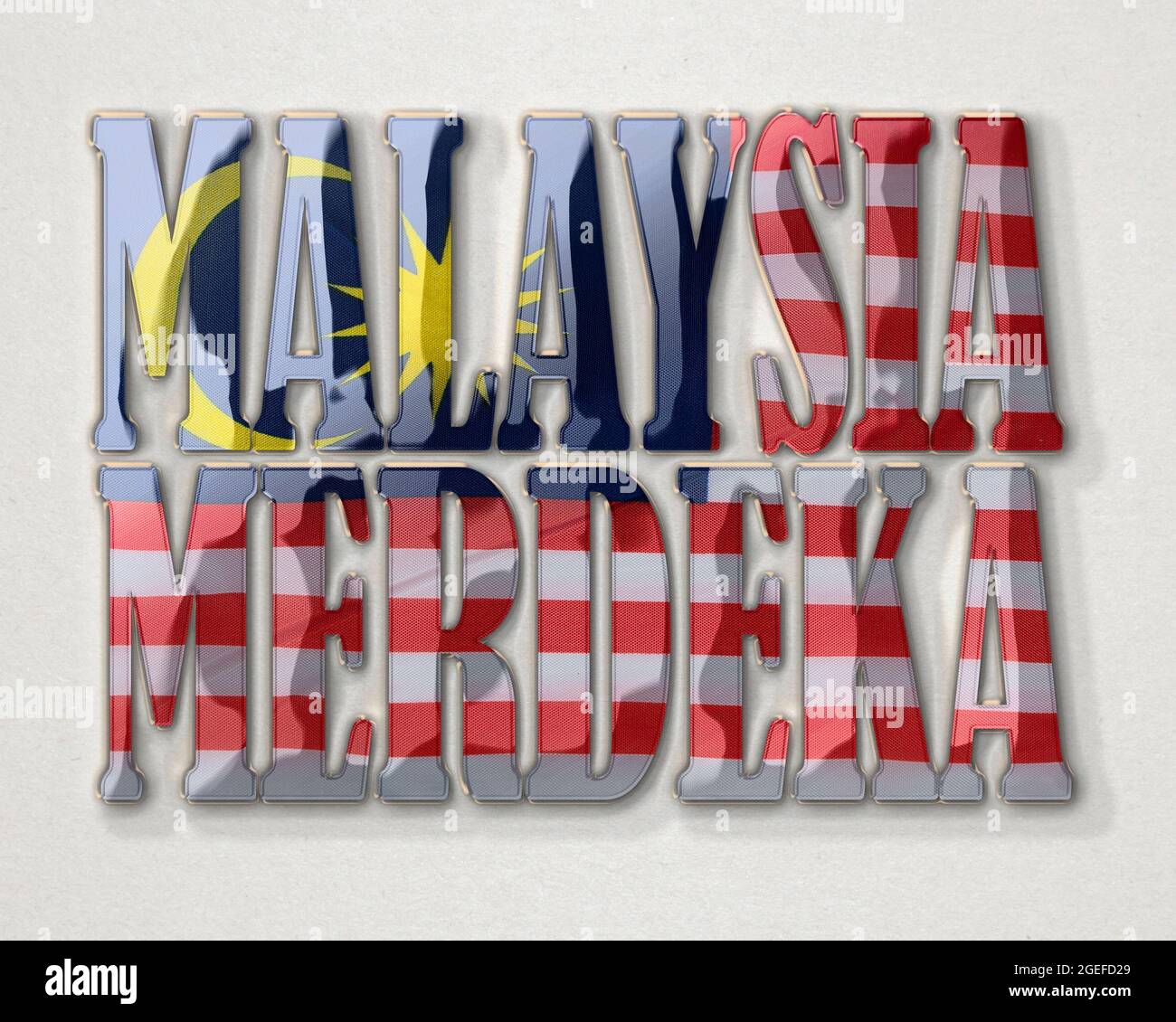 Malaysian 3d flag hi-res stock photography and images - Alamy