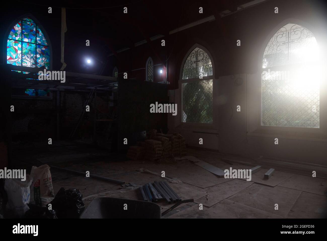 The White Rabbit Restaurant in Dempsey, Singapore undergoing interior ...