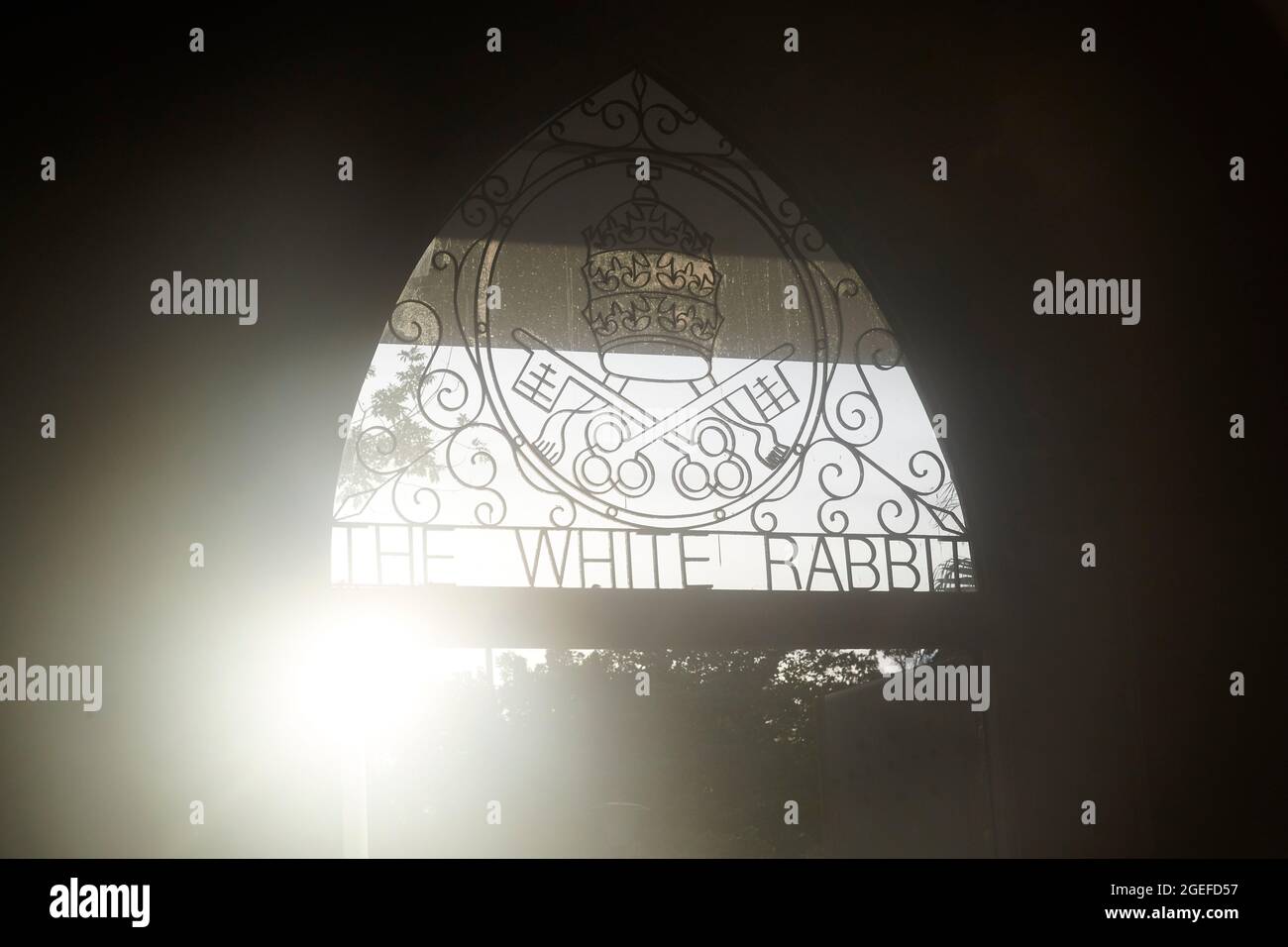 The White Rabbit Restaurant in Dempsey, Singapore undergoing interior ...