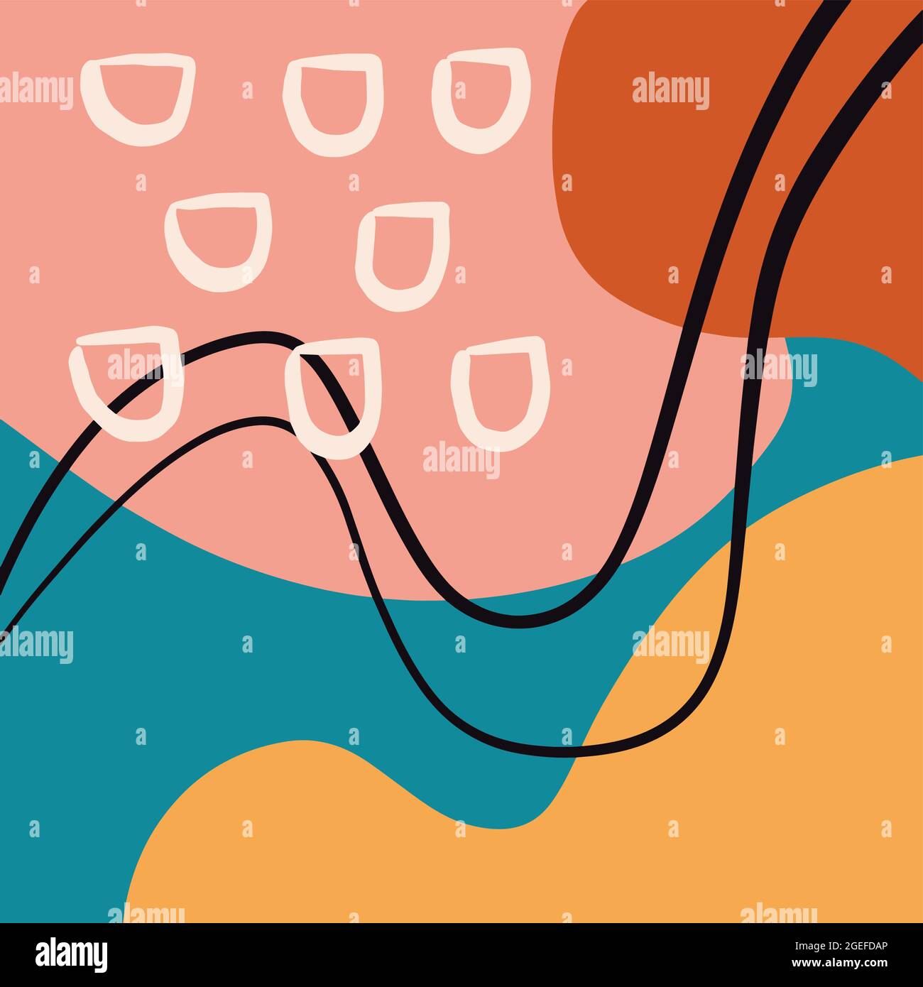 abstract art illustration minimalism concept Stock Vector Image & Art ...