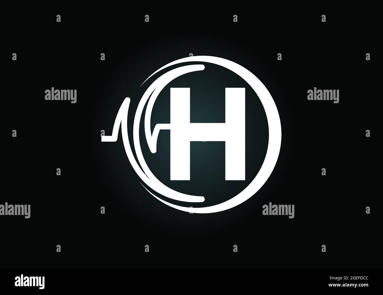 Initial H monogram alphabet with health Pulse. Heartbeat logo icon ...