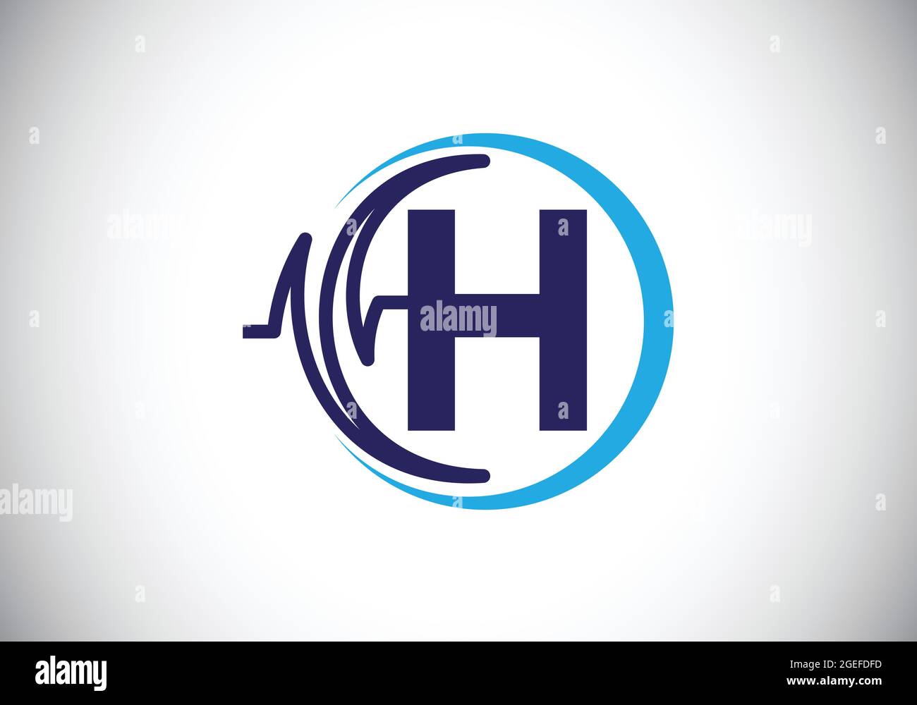 Initial H monogram alphabet with health Pulse. Heartbeat logo icon ...