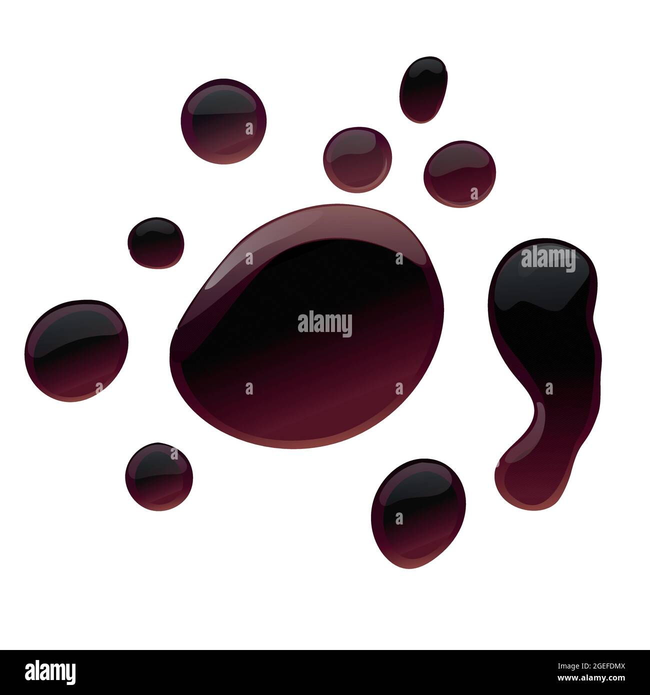 Brown puddle Stock Vector Images - Alamy