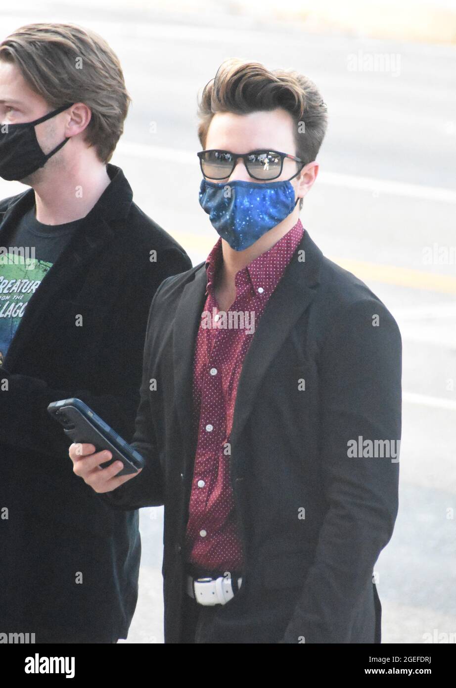 Glee Actor Chris Colfer Celebrities High Resolution Stock Photography ...