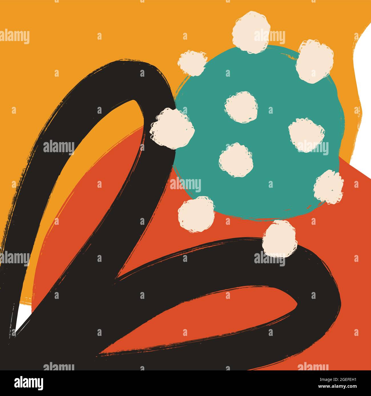 Colorful hand painted abstract background Stock Vector Images - Alamy