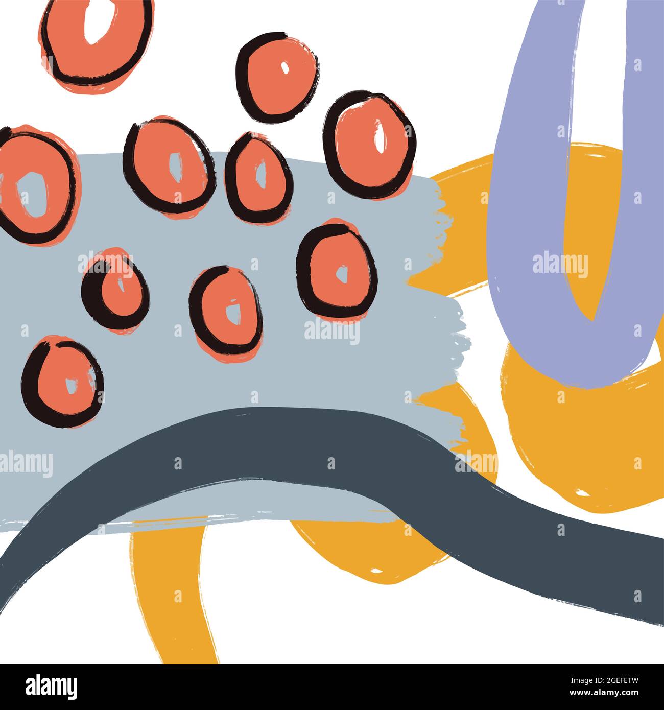 hand drawn abstract art style for template Stock Vector Image & Art - Alamy